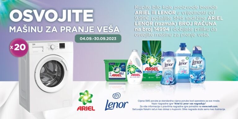 Ariel & Lenor vas nagrađuju | Nelt