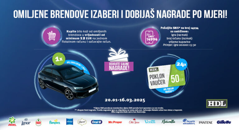 Počinje nagradna igra "Omiljene brendove izaberi i dobijaš nagrade po ...