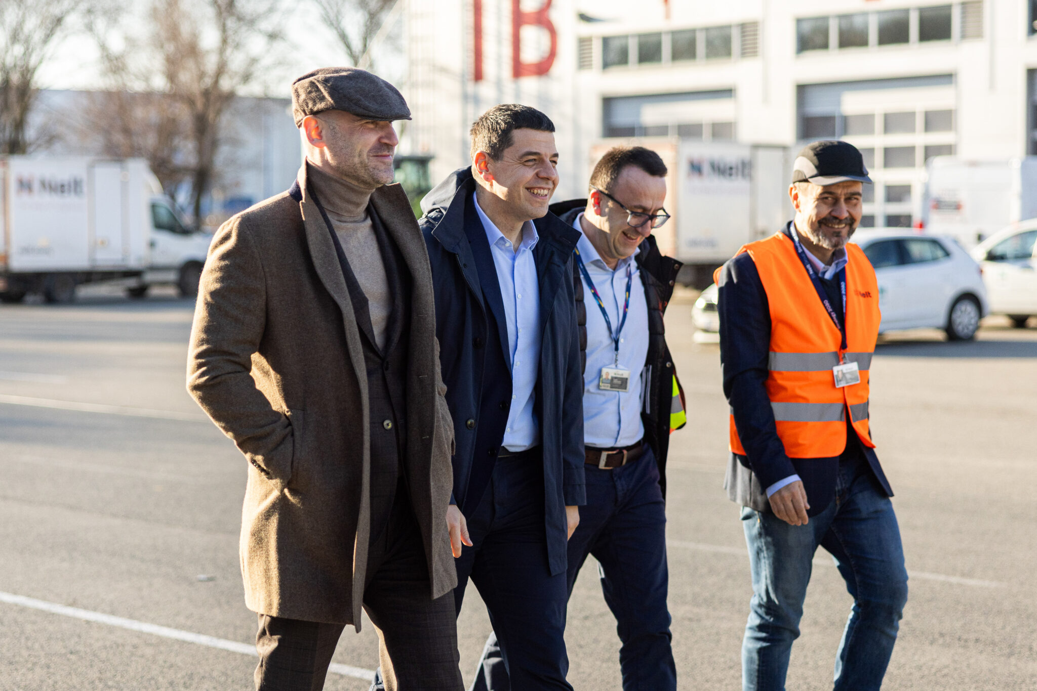 Marko Cilić sa timom u poseti na terenu | Nelt